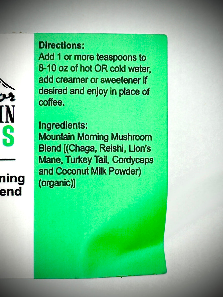 Mountain Morning Mushroom Blend – Superior Mountain Herbs