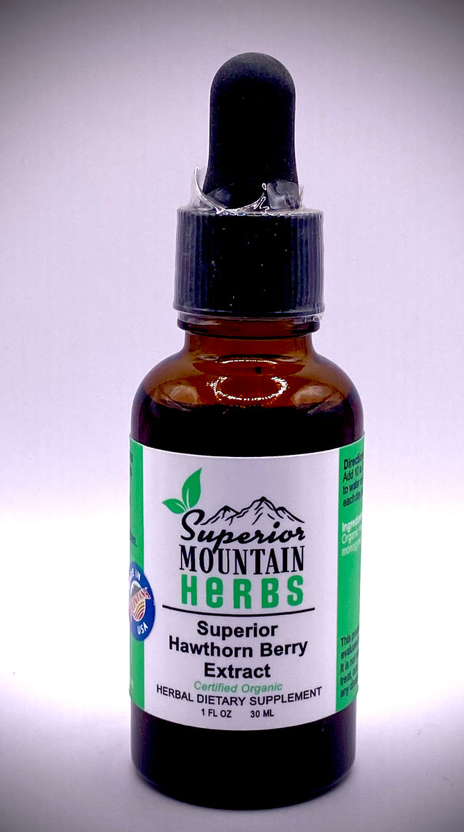 Superior Hawthorn Berry Extract - 1 oz. – Superior Mountain Herbs