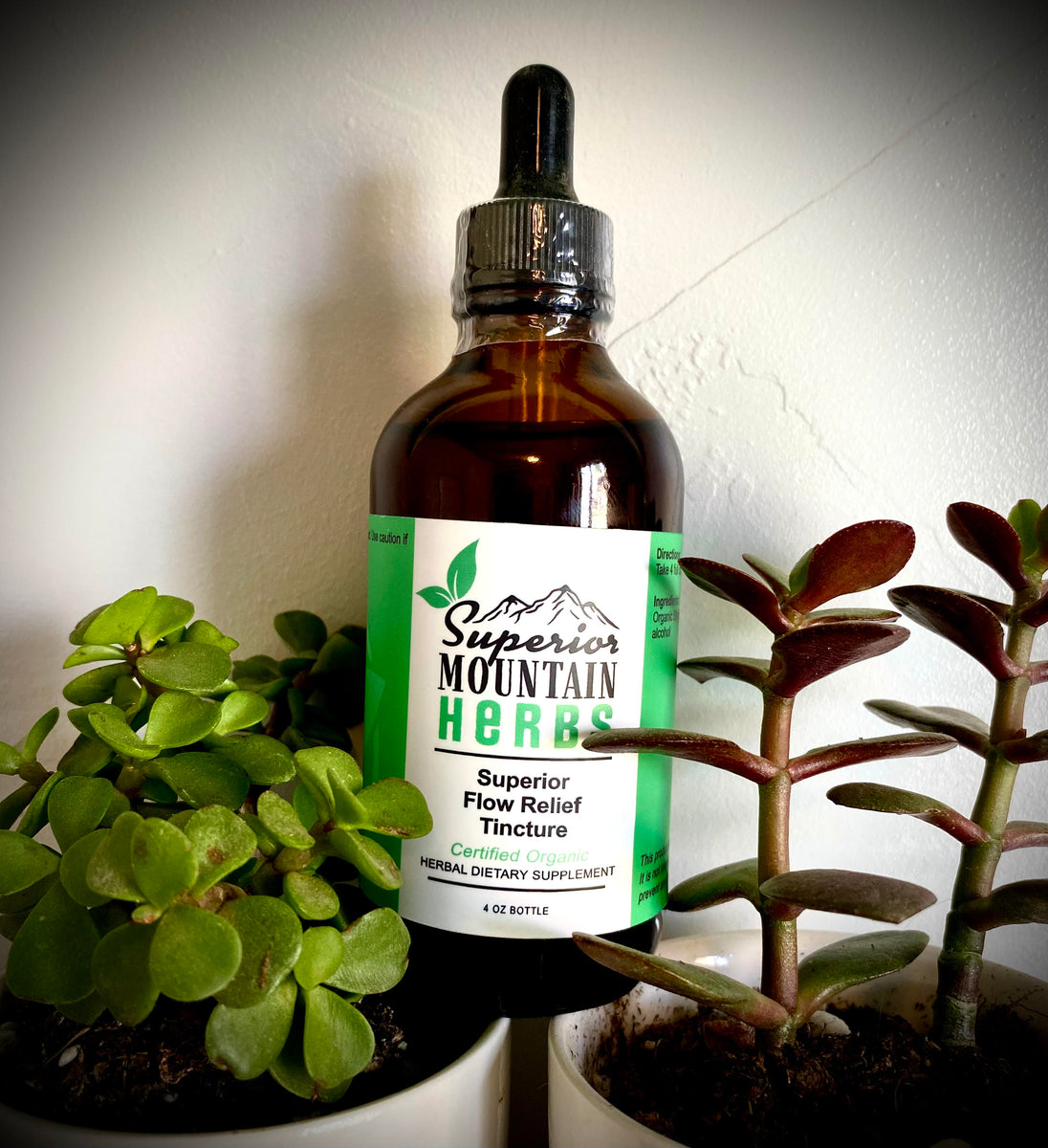 Superior Flow Relief Tincture - 4 oz. – Superior Mountain Herbs
